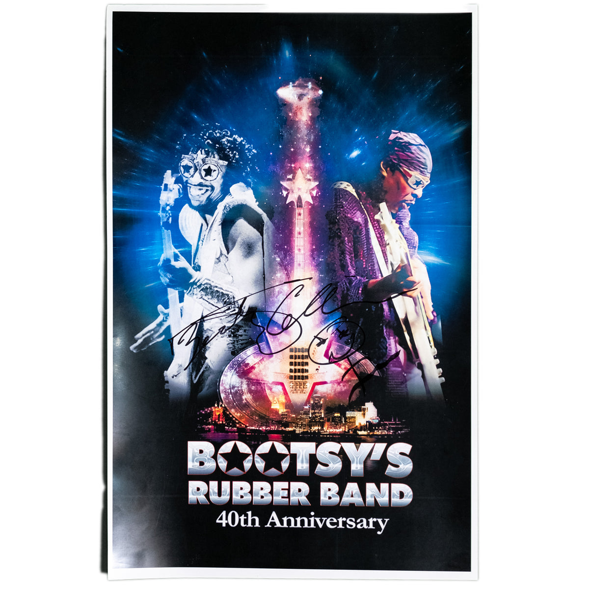 Auction: Win Bootsy Collins Rubber Band 40th Anniversary Poster (signed ...