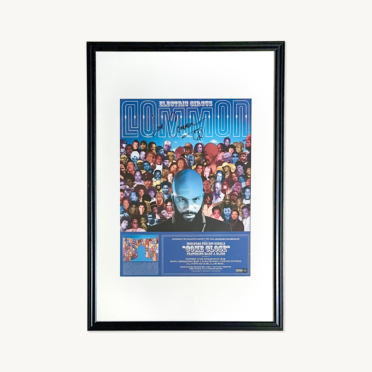 Common – Electric Circus. Autographed Promotional Poster – Wax Poetics