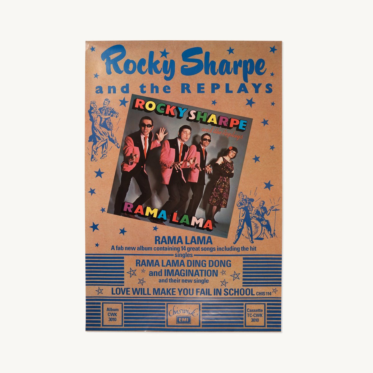 Rocky Sharp and The Replays Poster – Wax Poetics